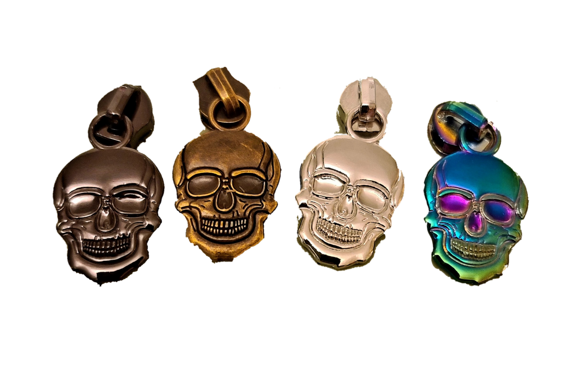 Skull Zipper Pulls – Phantom Fabrics and Gadgets