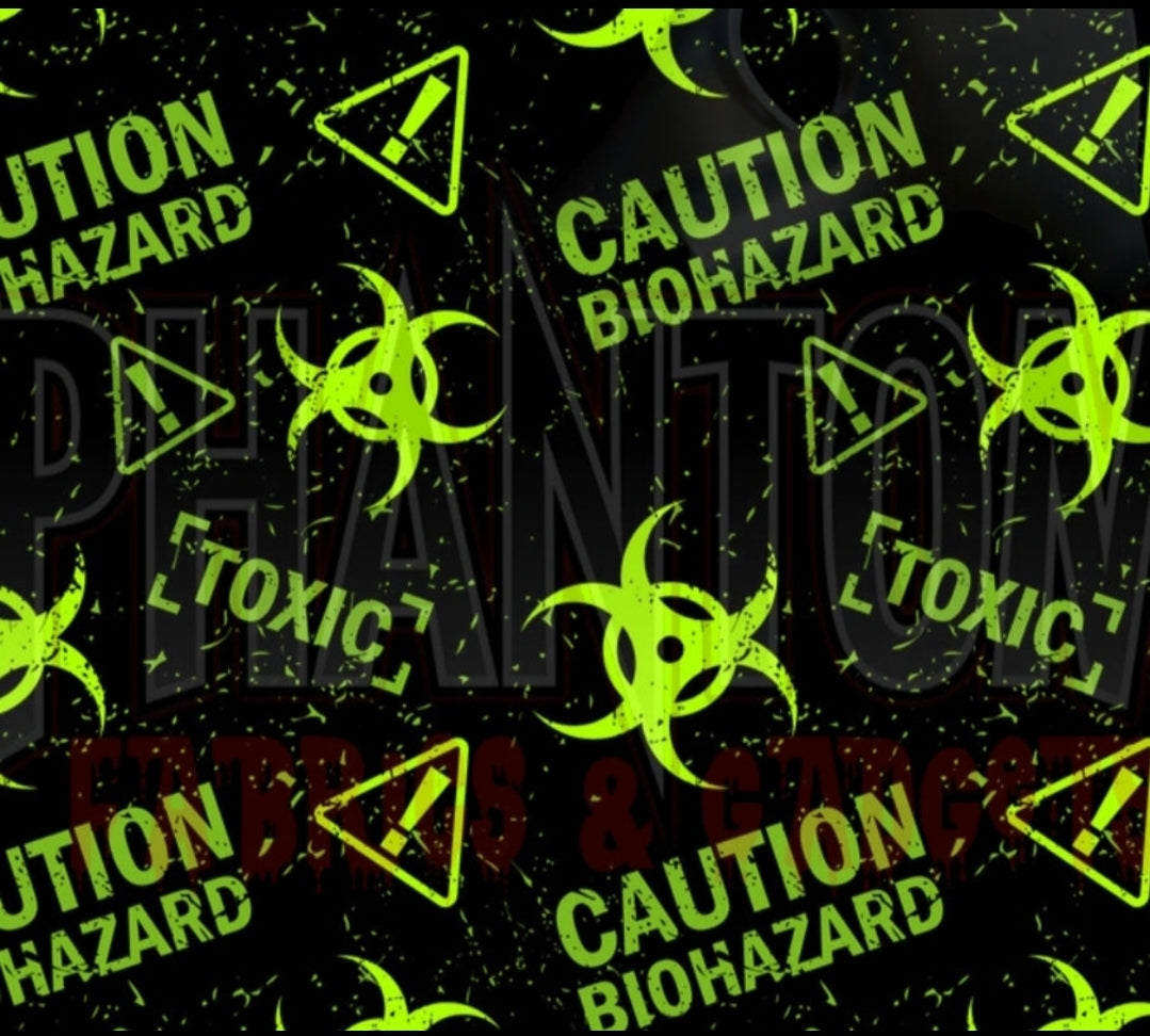 Toxic Biohazard Woven – Phantom Fabrics and Gadgets