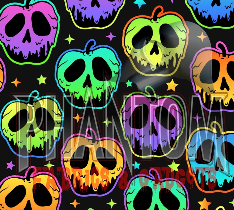 Preorder Rainbow Goth Poison Apples – Phantom Fabrics and Gadgets
